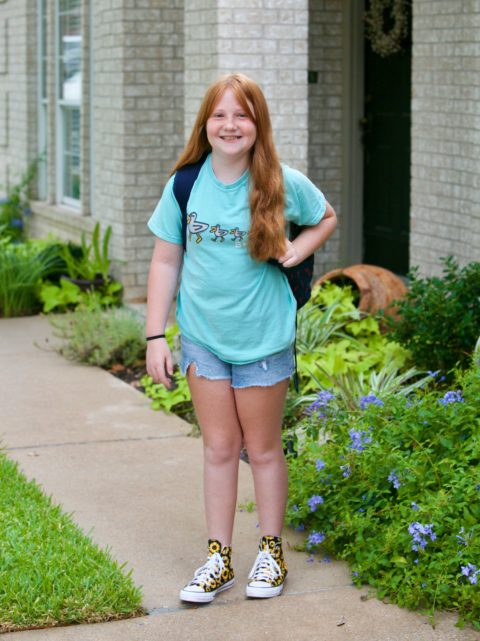 Mara’s first day of 5th grade – Janicek.com